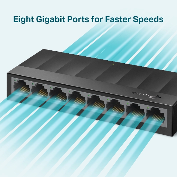 TP-Link 8-Port Gigabit Desktop Switch – Metro Computer Technology